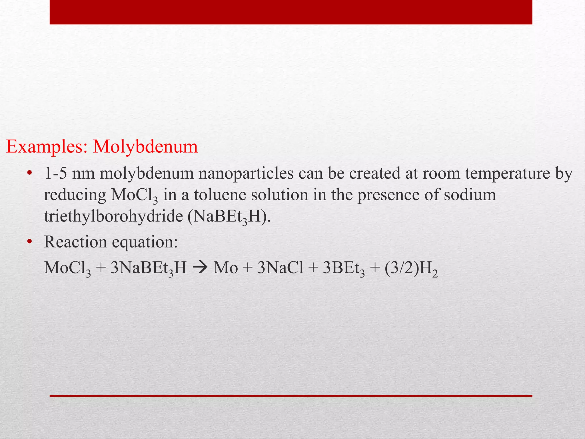 METAL NANOPARTICLES | PPTX
