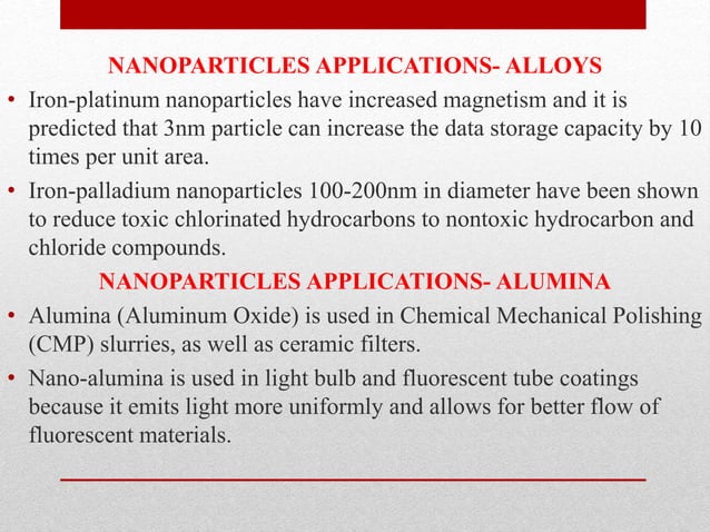 METAL NANOPARTICLES | PPTX