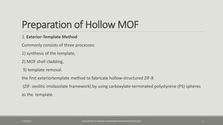 Metal organic framework(MOF) | PPTX