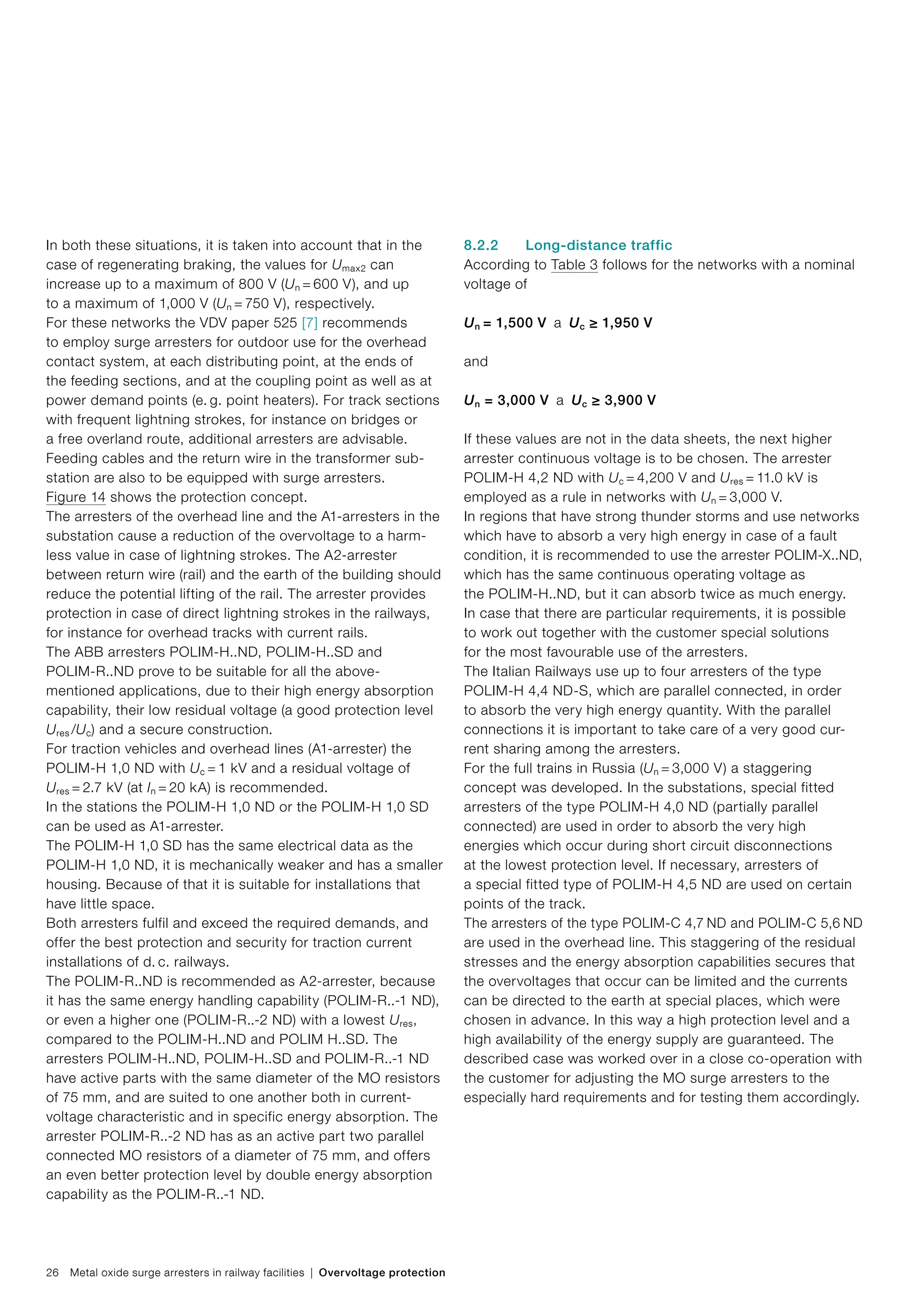 High Voltage DC Surge Arresters for Railway Industry - Overvoltage ...