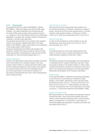 High Voltage DC Surge Arresters for Railway Industry - Overvoltage ...