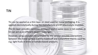 Metal packaging | PDF