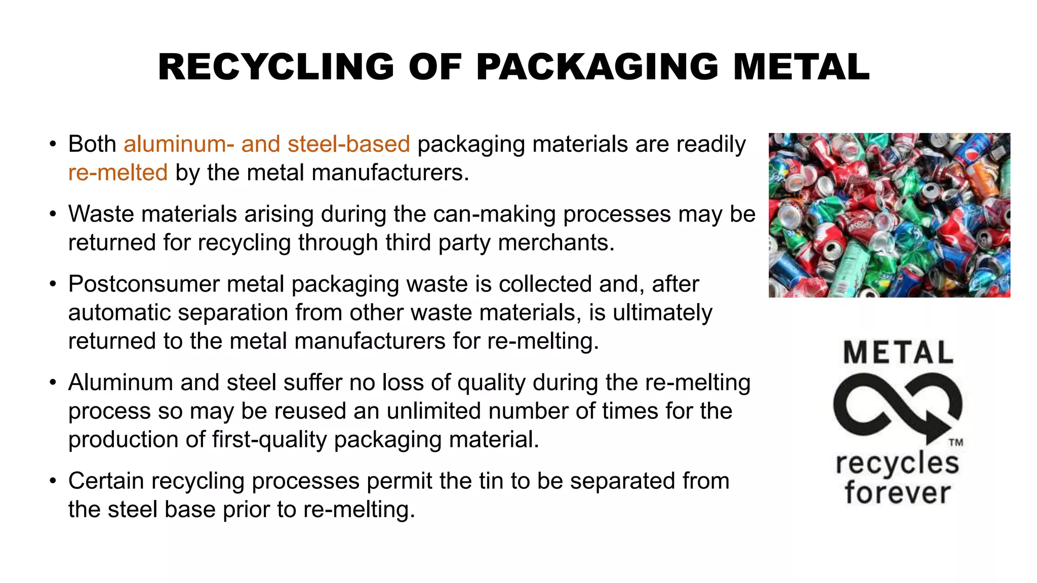 Metal packaging material | PPTX