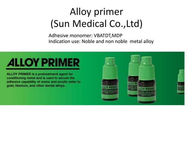 Metal primer ,silane,zirconia primer Reviews | PPT