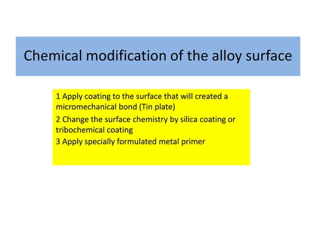 Metal primer ,silane,zirconia primer Reviews | PPT
