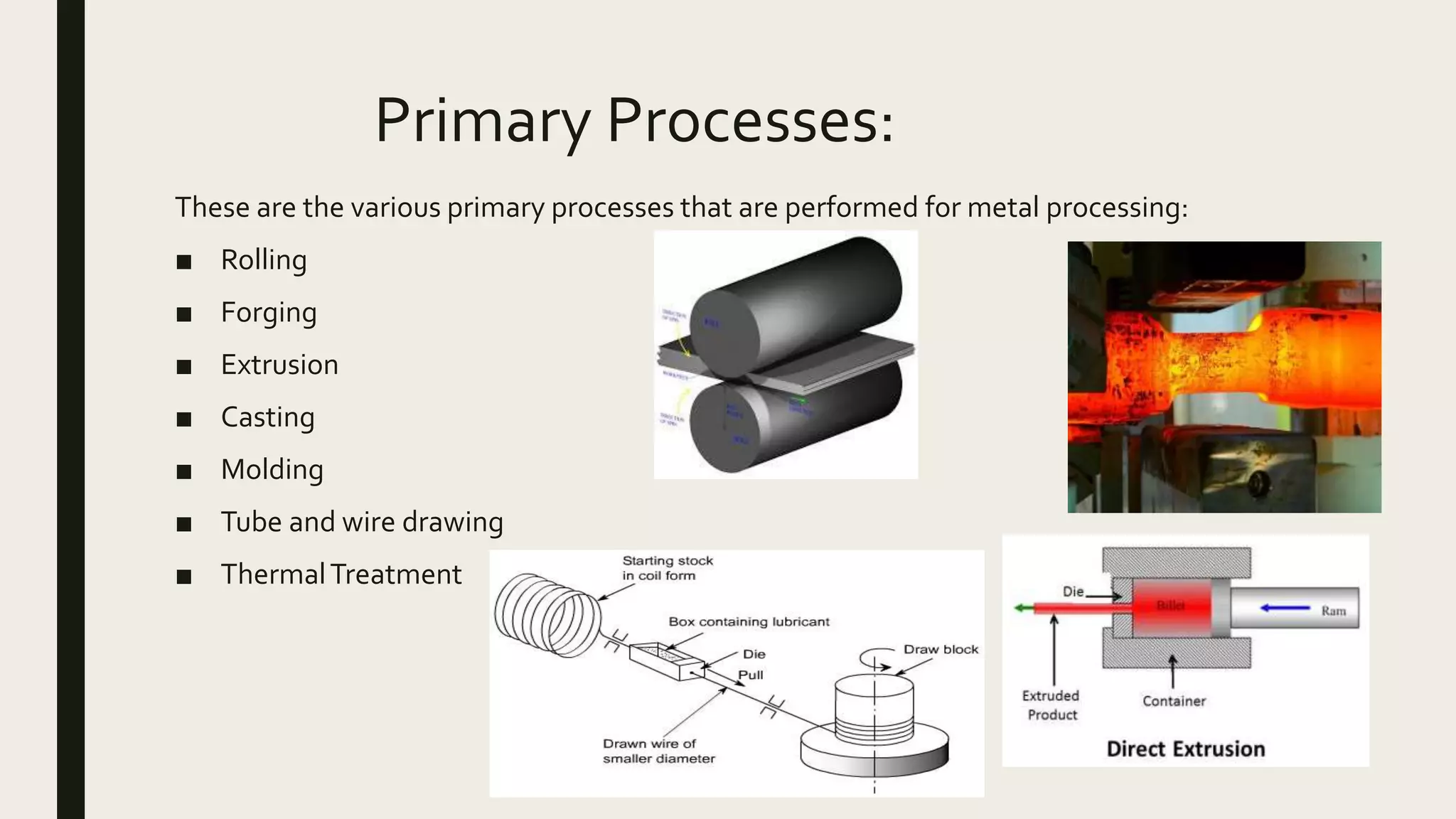 Metal processing techniques | PPTX