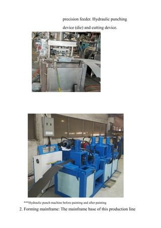 Metal roll forming machine | PDF