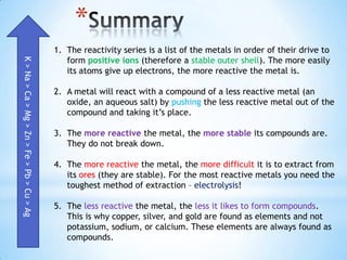 Metals | PPTX