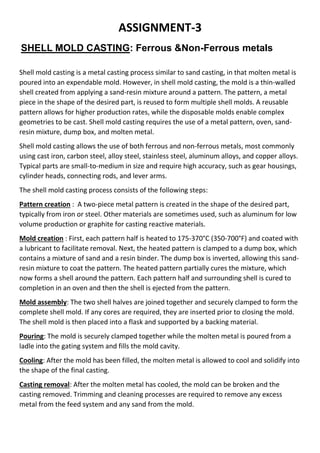 Metals manufacturing process | PDF | Jewelry Making | Arts and Crafts