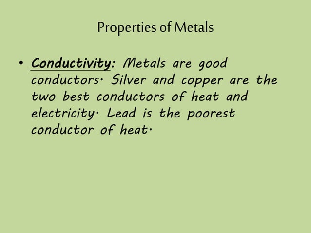 Metals | PPT