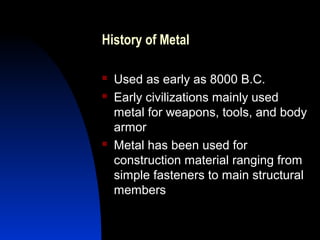 Metals | PPT