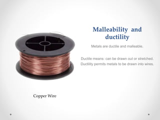 Metals. Chemistry | PPTX