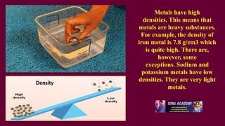 METALS/Materials: Metals and Non-Metals Chapter- 4 Class 8 - CBSE | PPTX