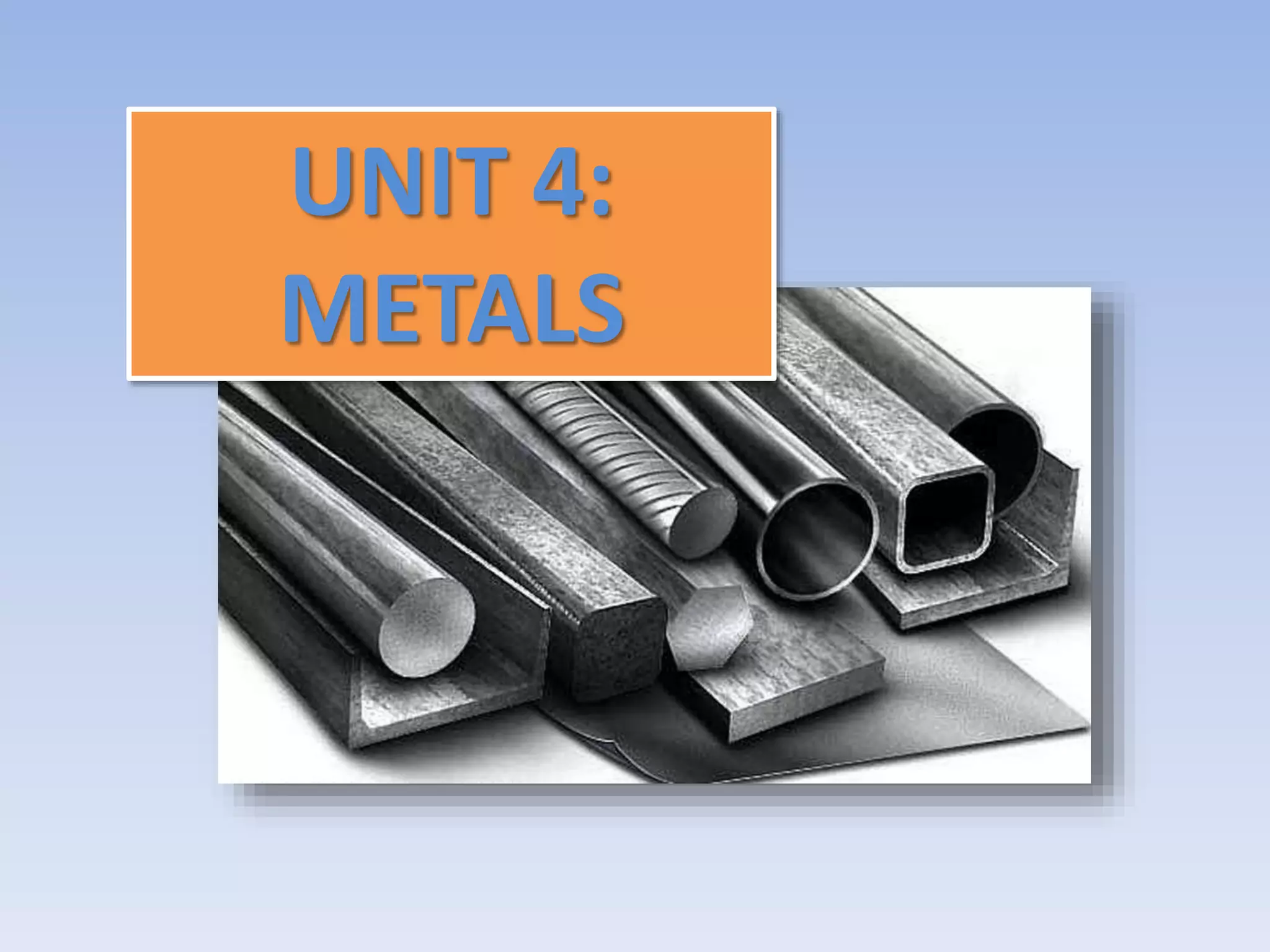 Metals intro | PPT