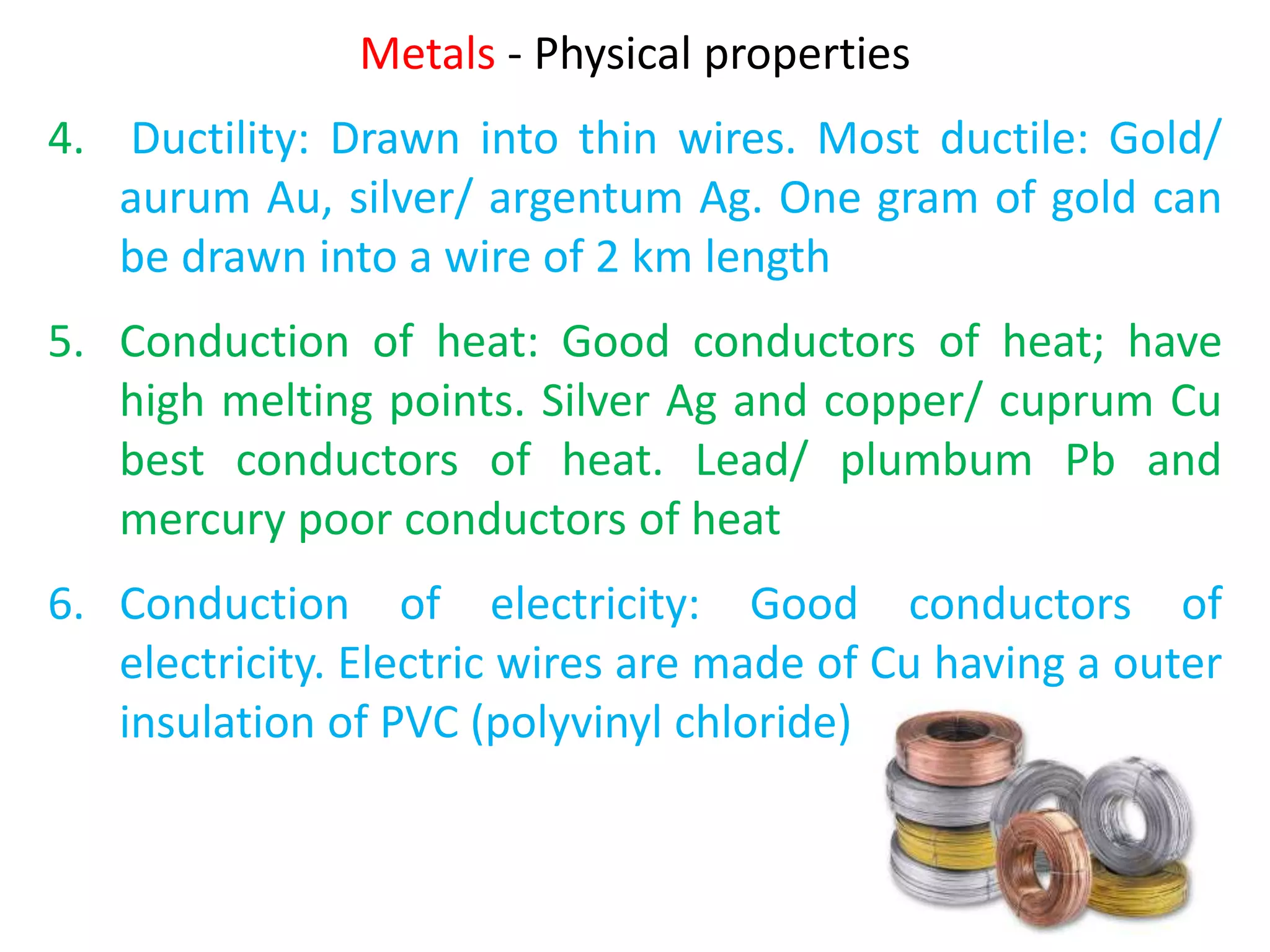 Metals and Non-metals | PPTX