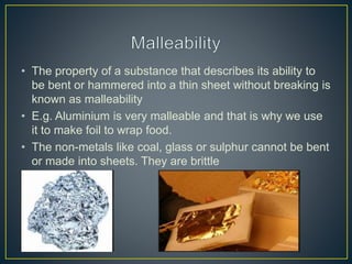 Metals non metals | PPT