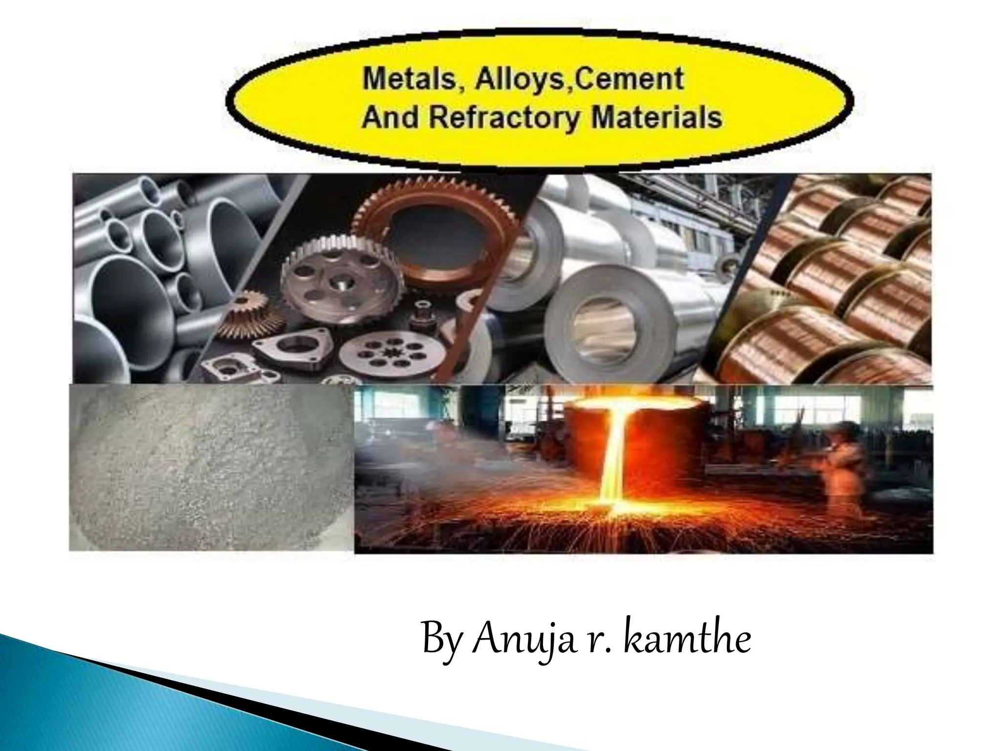 extraction of Fe and Cu metals from their ores , alloys | PPT