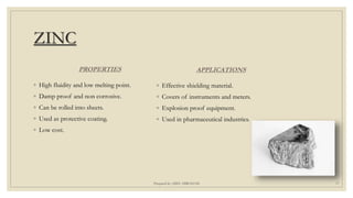 METALS AND ALLOYS | PPTX