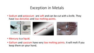 Metals and non metals | PPTX