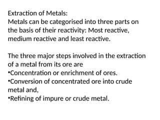 METALS AND NON-METALS.pptx class 10 cbse | PPTX