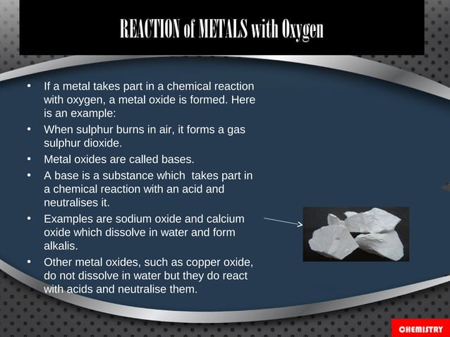 Metals and Non-metals | PPT | Chemistry | Science