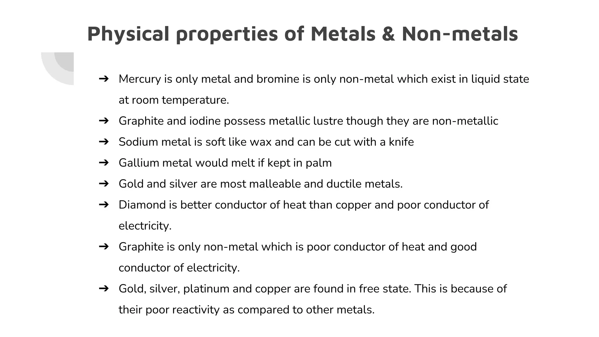 Metals and Non-metals plus one NIOS | PPT