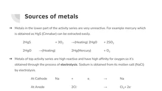 Metals and Non-metals plus one NIOS | PPTX