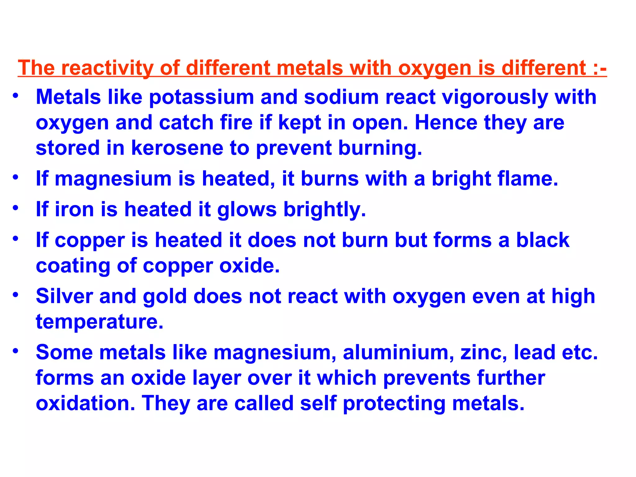 Metals and non metals | PPT