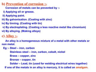 Metals and non metals | PPT