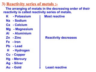 Metals and non metals | PPT