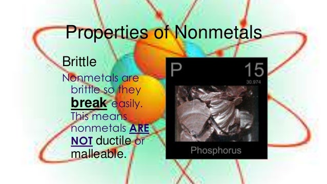 Metals and non metals