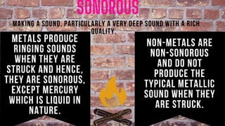 Metals and non metals | PPT