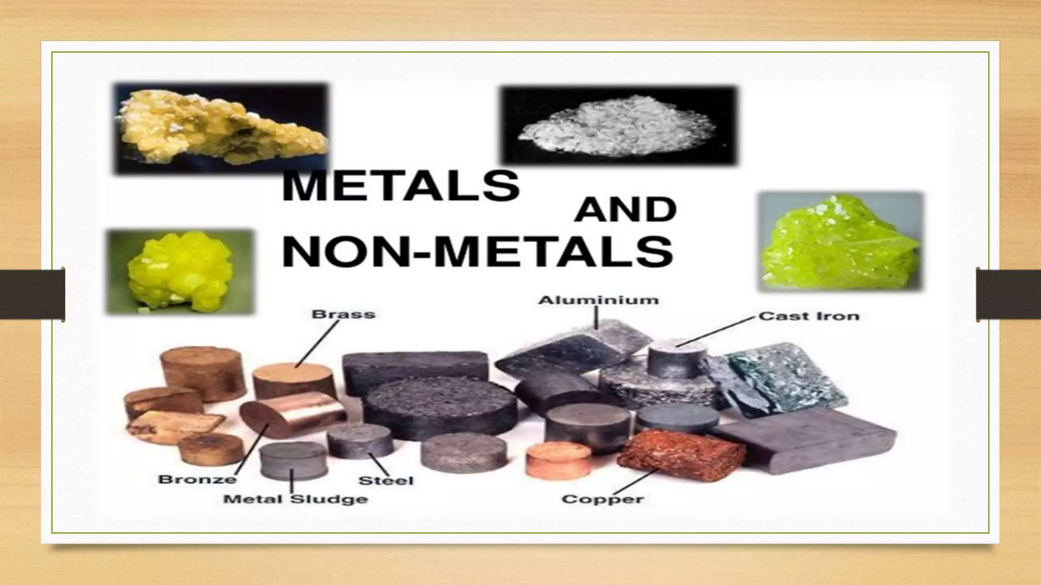 Metals and Non metals | PPTX