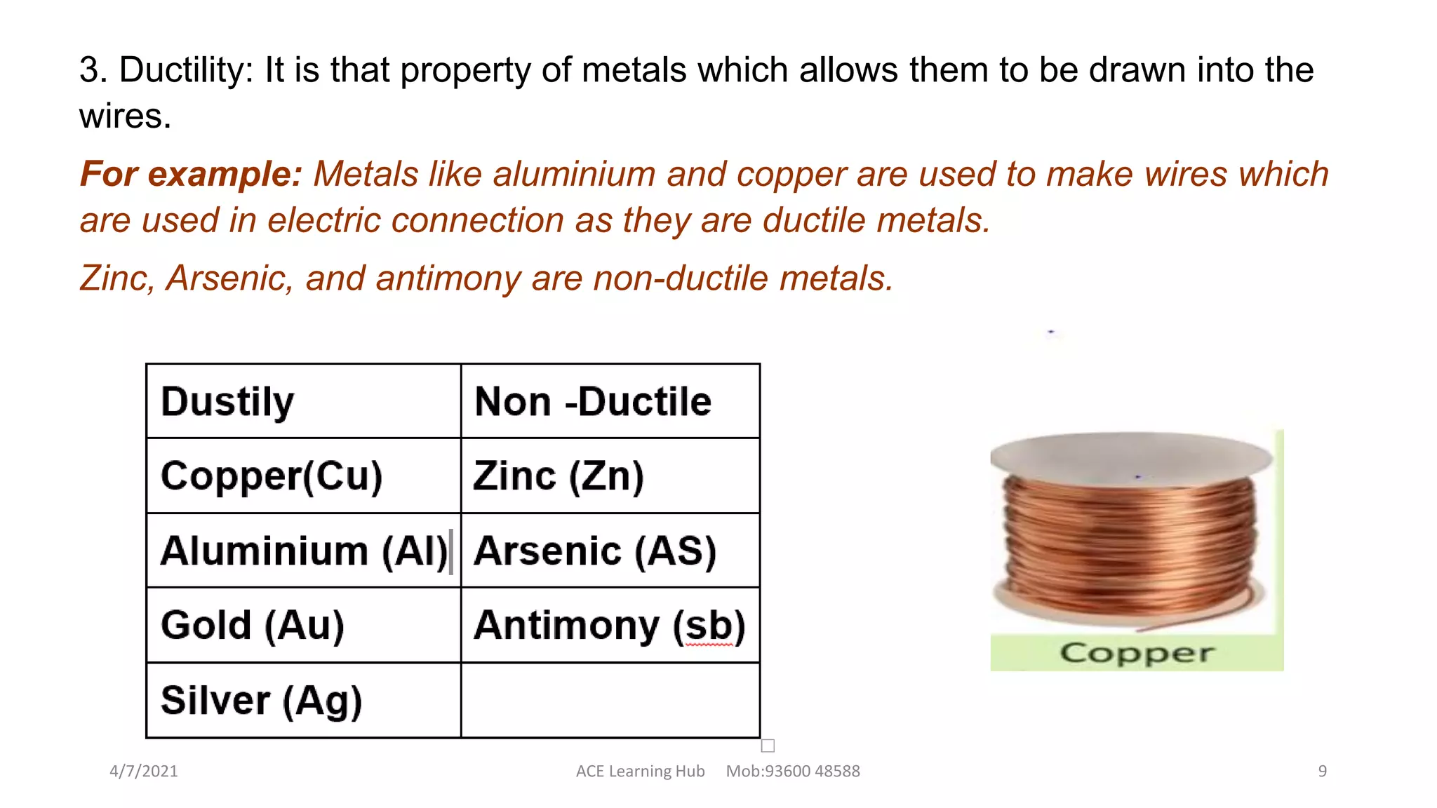 CBSE Class 8 Science _Metals and non metals | PDF