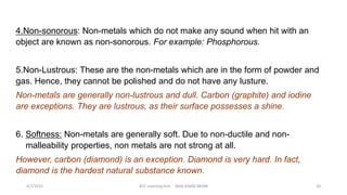 CBSE Class 8 Science _Metals and non metals | PDF