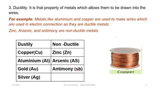 CBSE Class 8 Science _Metals and non metals | PDF