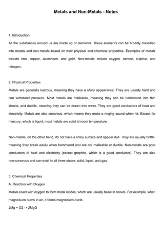 Metals_and_NonMetals_Notes_Grade8.ppt good | PDF