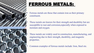 METALS AND PLASTIC AND IMPORTANCE OF IT .pptx