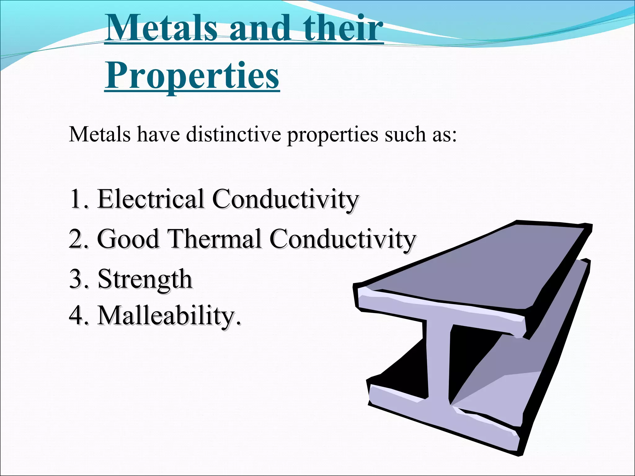 Metals and their properties | PPT