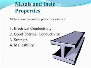Metals and their properties | PPT