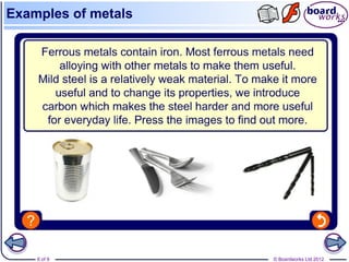 Metals and their properties | PPT