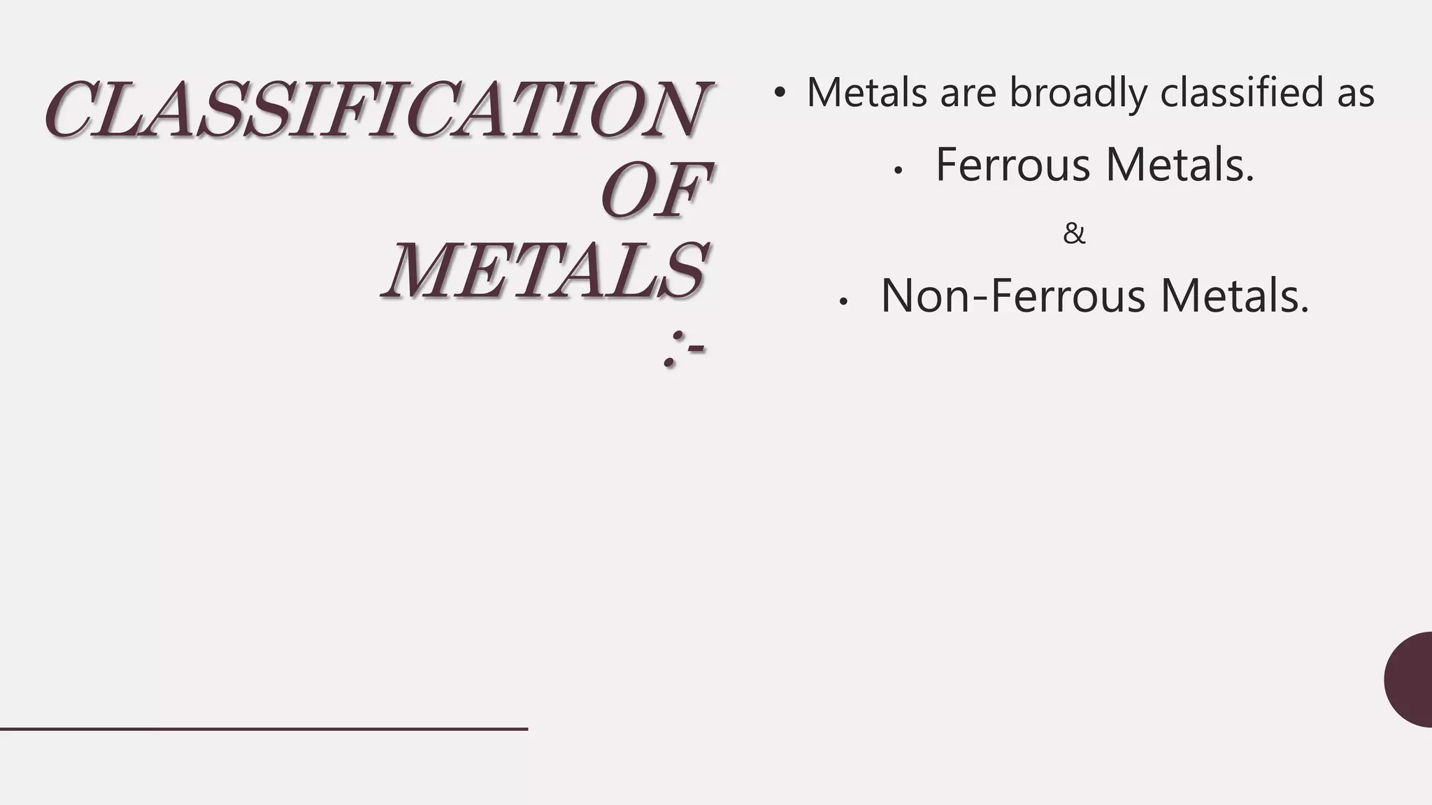 Metals (non-ferrous) | PPTX