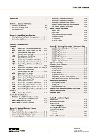 Metal seal design guide metric ; Parker | PDF
