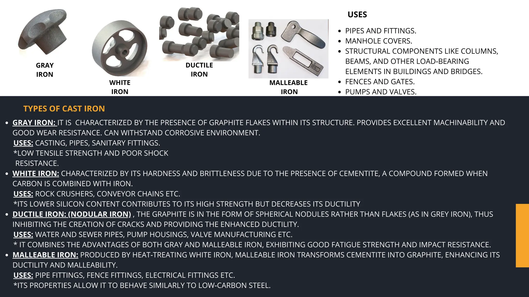Ferrous Metals -construction and material | PDF