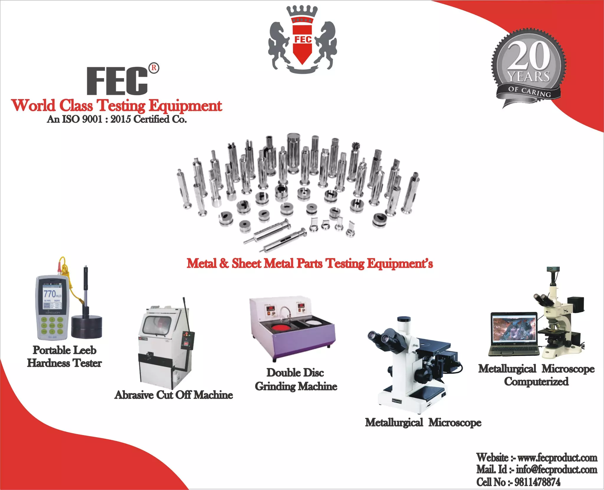 Testing/Manufacture/Metal & sheet metal Parts Testing Equipment | PPT