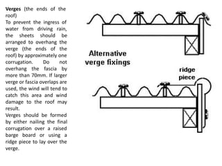 METAL SHEET ROOFING - BUILDING MATERIALS | PDF