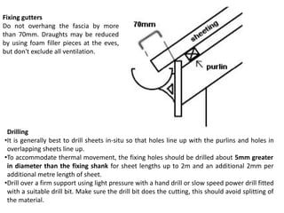 METAL SHEET ROOFING - BUILDING MATERIALS | PDF