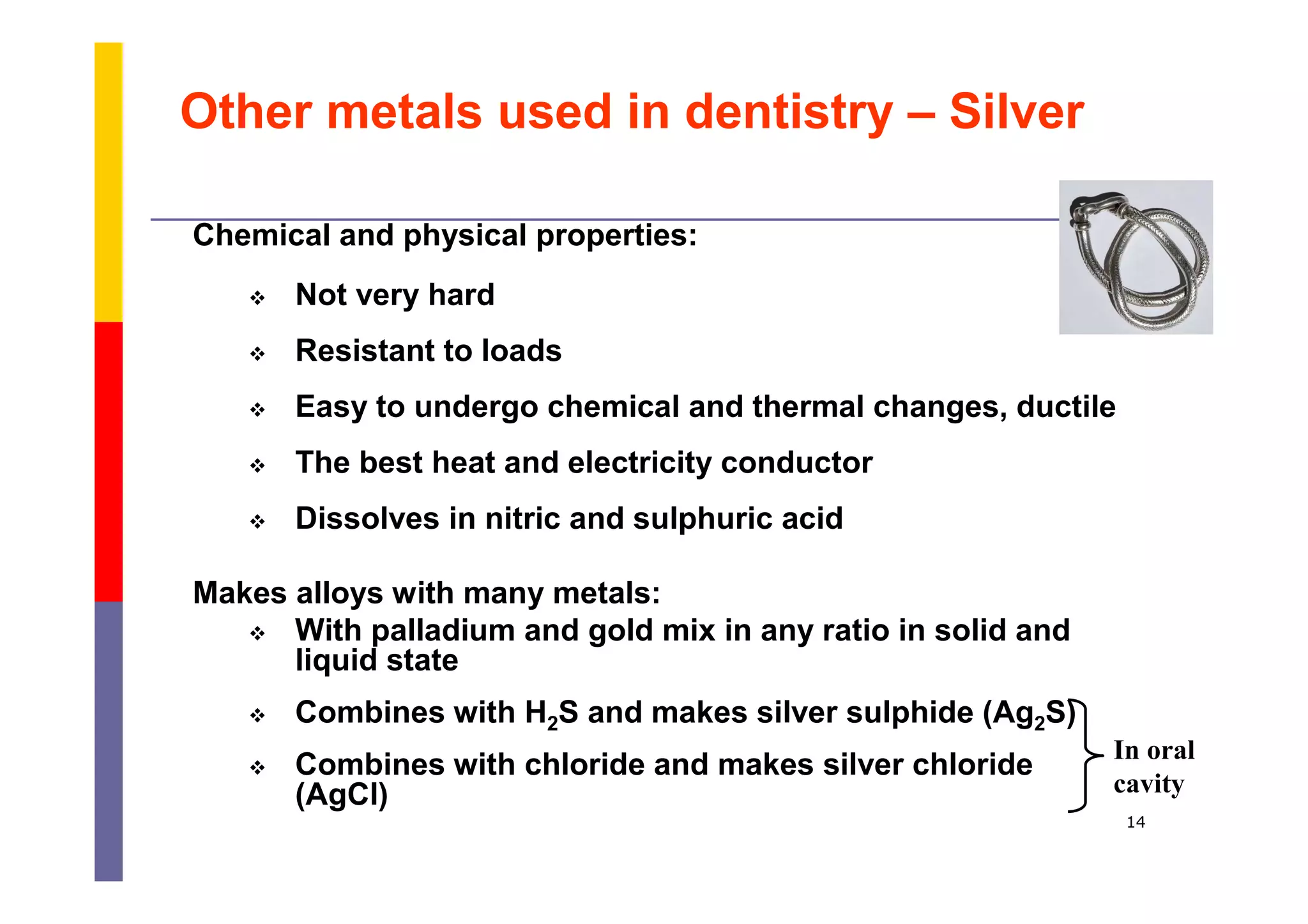 Metals in dentistry | PDF