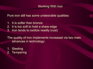 MetalsEarlyGoingByArchealogialEvidence.ppt