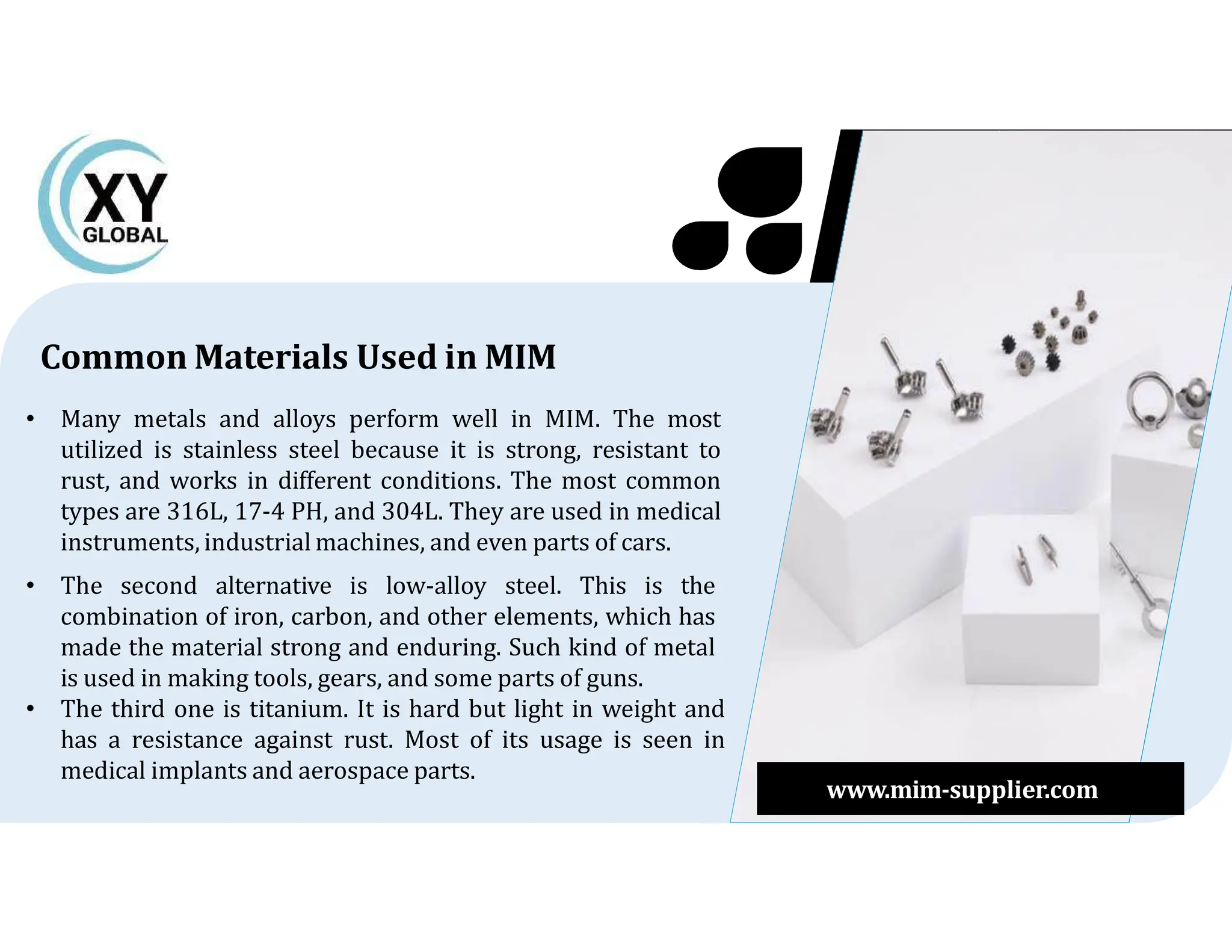Metals Injection Molding Materials For Manufacturing | PDF